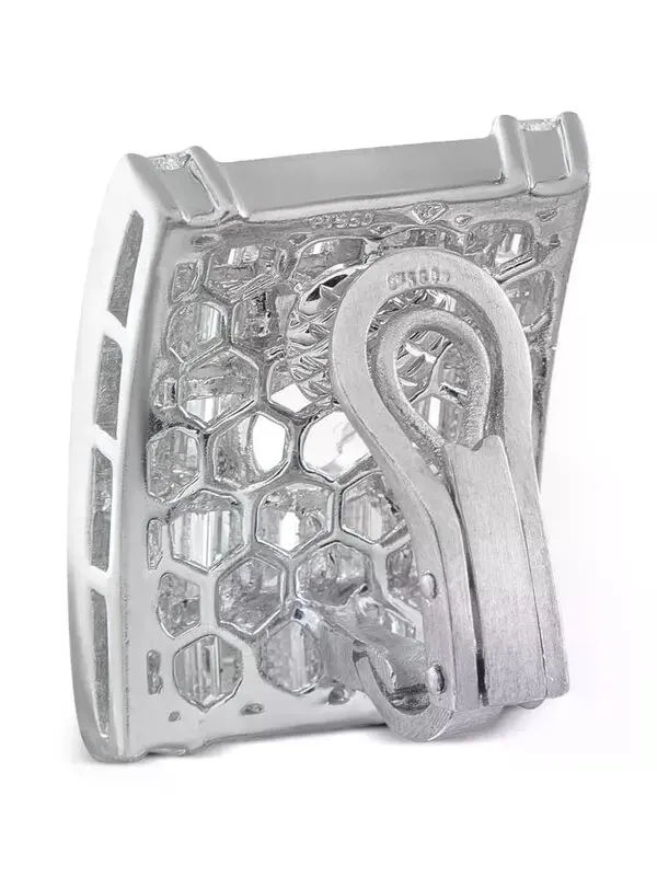 LB EXCLUSIVE Diamond Platinum Clip-on Earrings