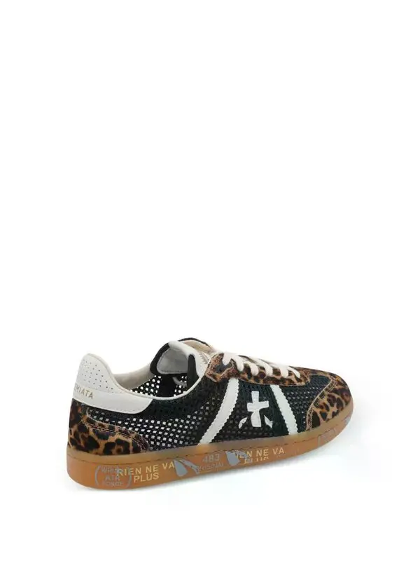 Premiata Animal Print Lace-up Sneakers