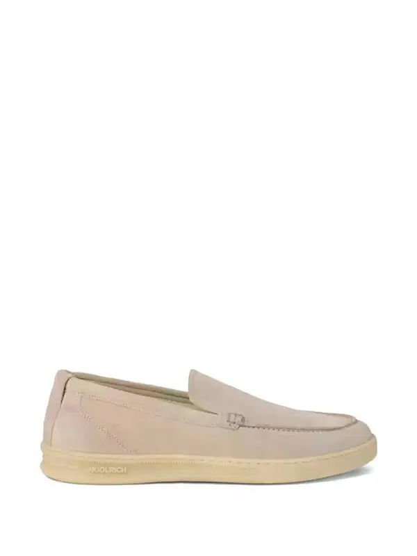 Woolrich Suede Flat Loafers - Neutrals