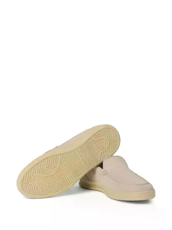 Woolrich Suede Flat Loafers - Neutrals