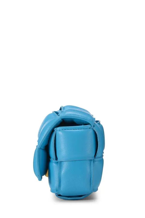 Bottega Veneta Maxi Intrecciato Candy Cassette Crossbody - Blue
