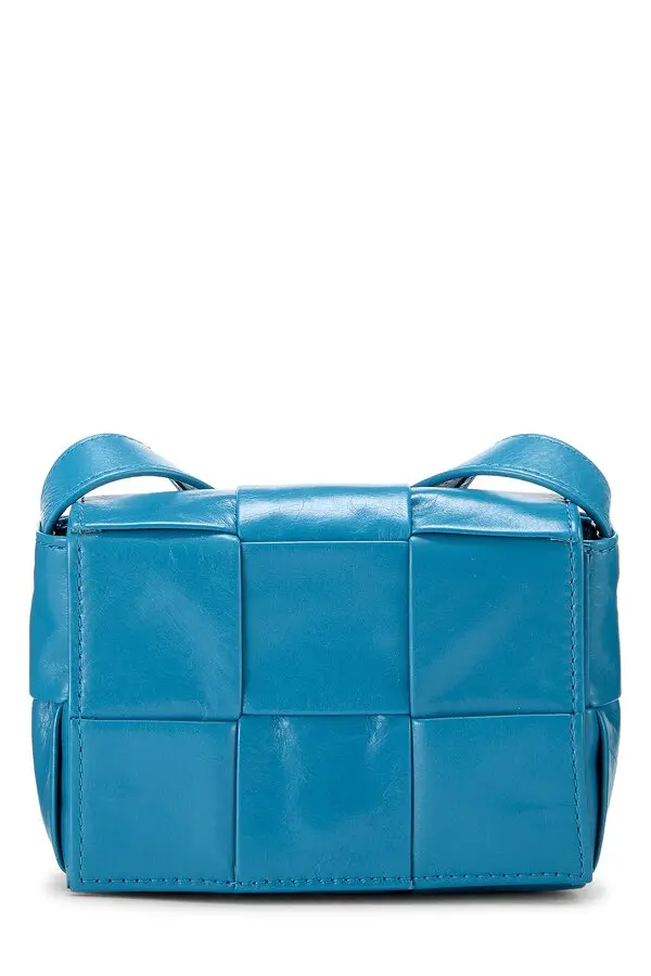Bottega Veneta Maxi Intrecciato Candy Cassette Crossbody - Blue