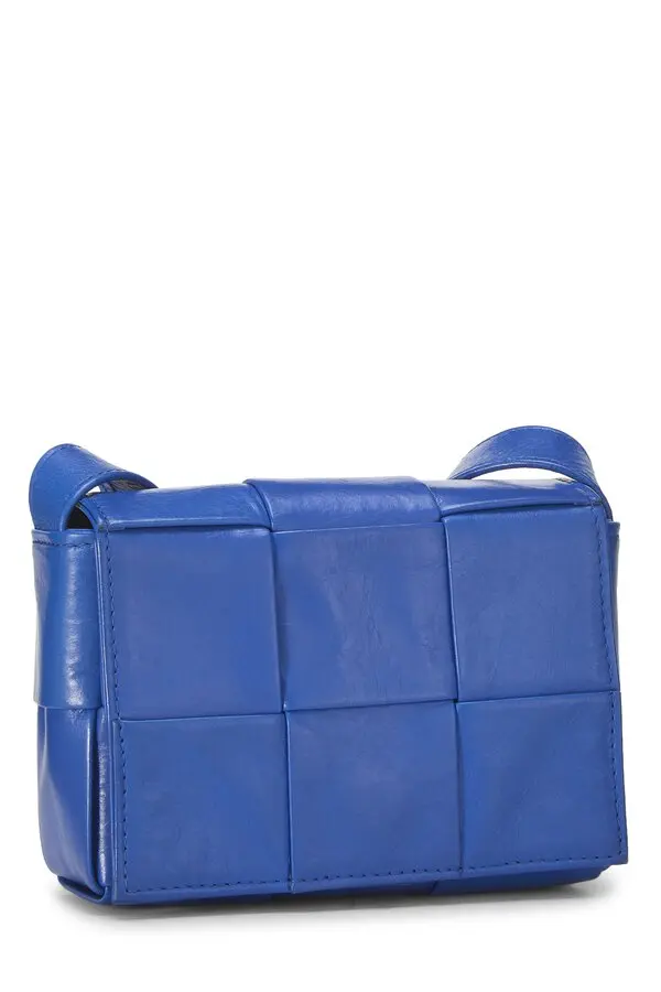 Bottega Veneta Maxi Intrecciato Candy Cassette Crossbody - Blue