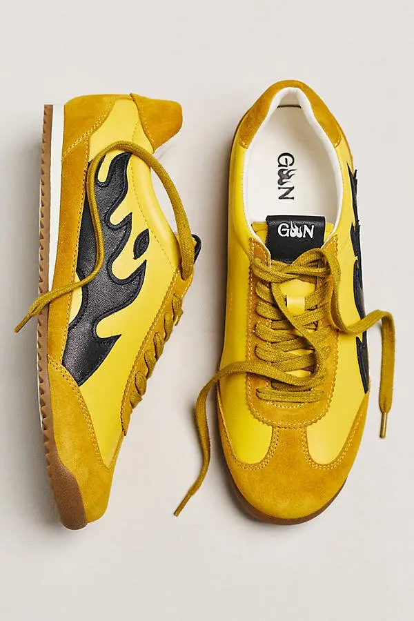 BIBI LOU Gam Slim Flame Sneakers - Yellow