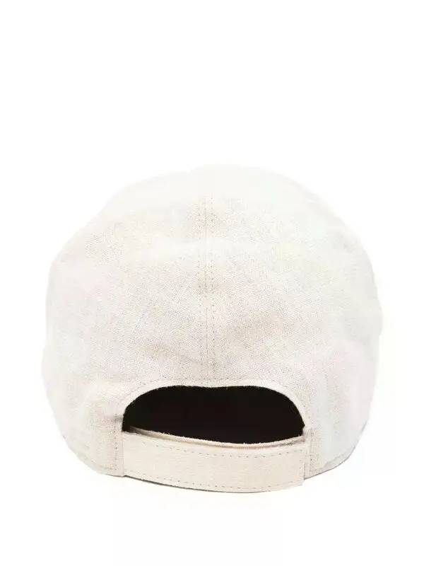 Eleventy Logo-embroidered Baseball Cap - Neutrals