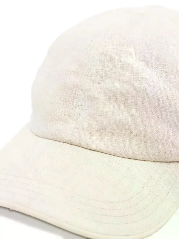 Eleventy Logo-embroidered Baseball Cap - Neutrals