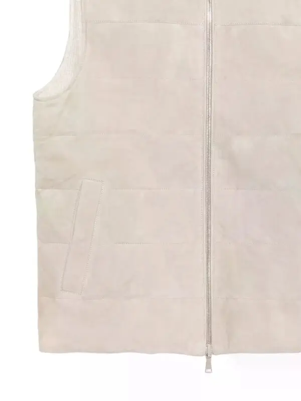 Eleventy Reversible Zip Waistcoat