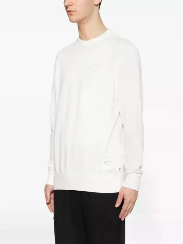Eleventy Logo-detail Cotton Sweatshirt
