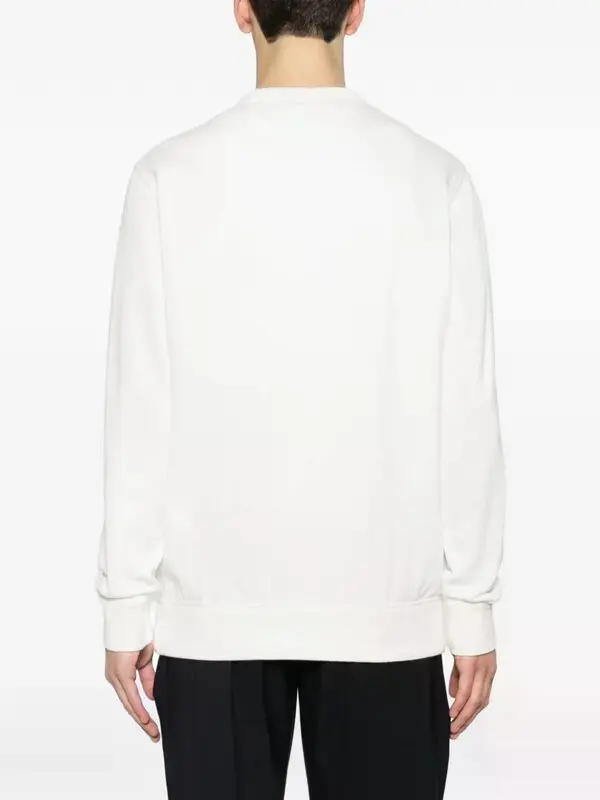 Eleventy Logo-detail Cotton Sweatshirt