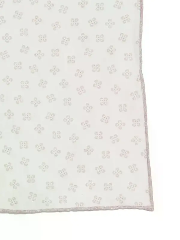 Eleventy Floral Scarf - Neutrals