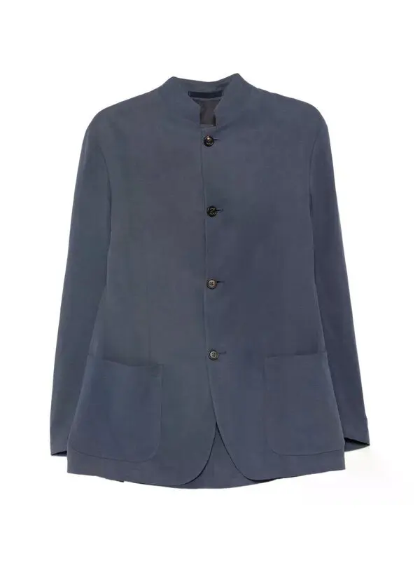 Eleventy Single-breasted Jacket - Blue