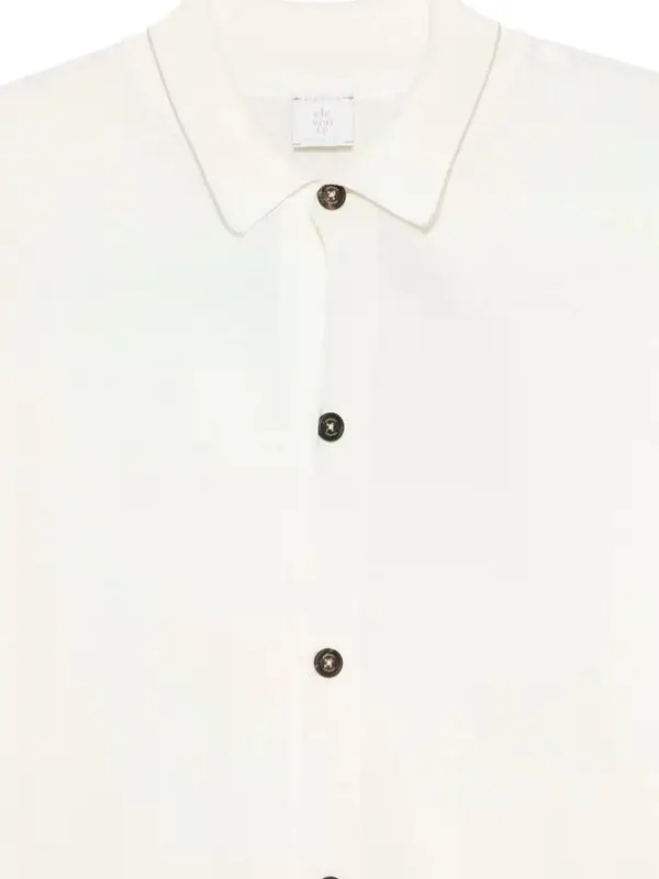 Eleventy Buttoned Cardigan - Neutrals