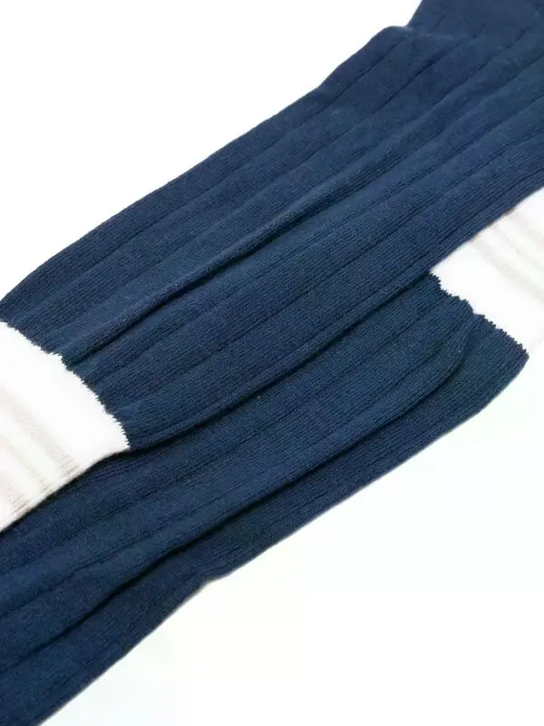 Eleventy Ribbed Stripe Socks