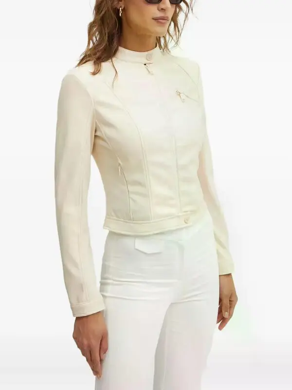 Guess Zip-up Jacket With Chest Pocket