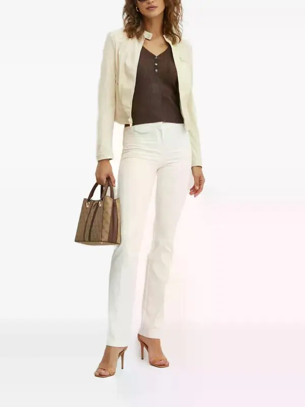 Guess Zip-up Jacket With Chest Pocket