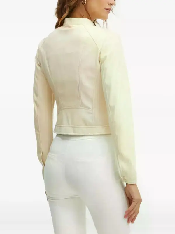 Guess Zip-up Jacket With Chest Pocket