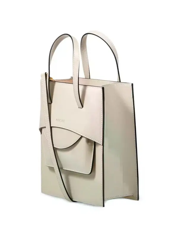 HIDESINS Mini Flap Tote Bag - Neutrals