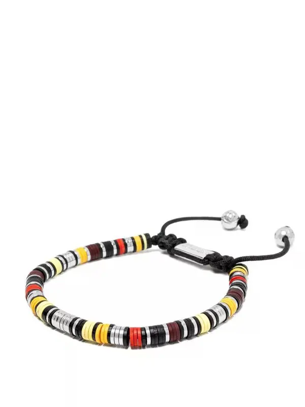 NIALAYA JEWELRY Beaded Bracelet - Silver