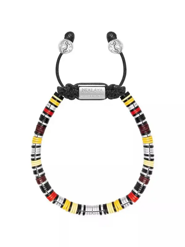 NIALAYA JEWELRY Beaded Bracelet - Silver