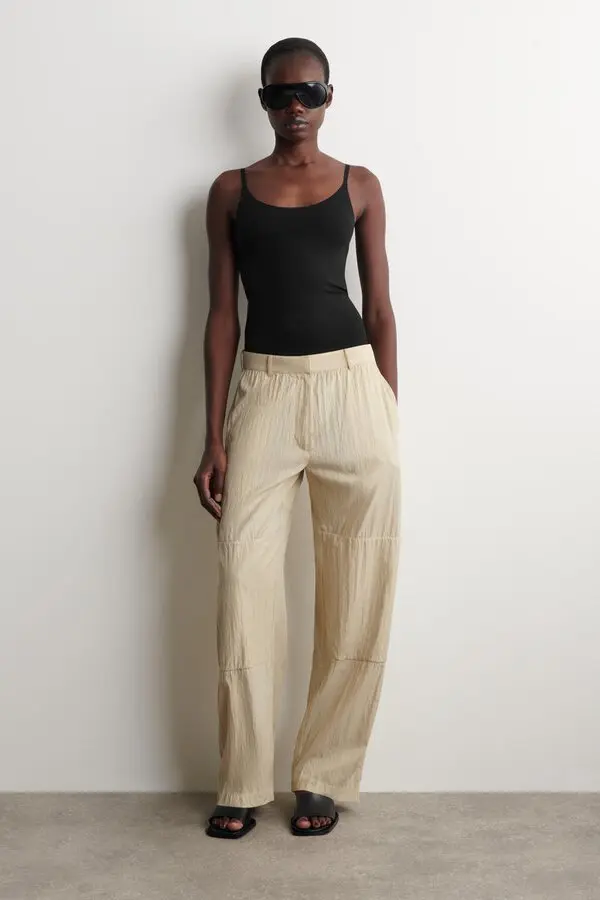 Cos Slim-fit Jersey Cami Top With Adjustable Straps