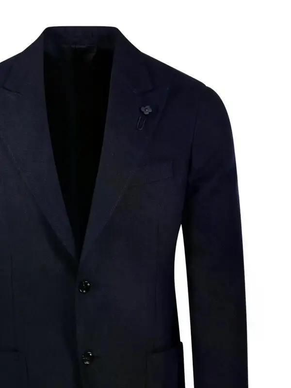 LARDINI Single-breasted Blazer - Blue