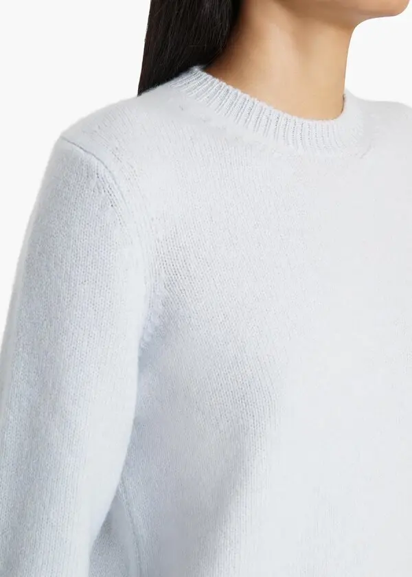 Khaite Leta Cashmere Sweater - Ice Blue