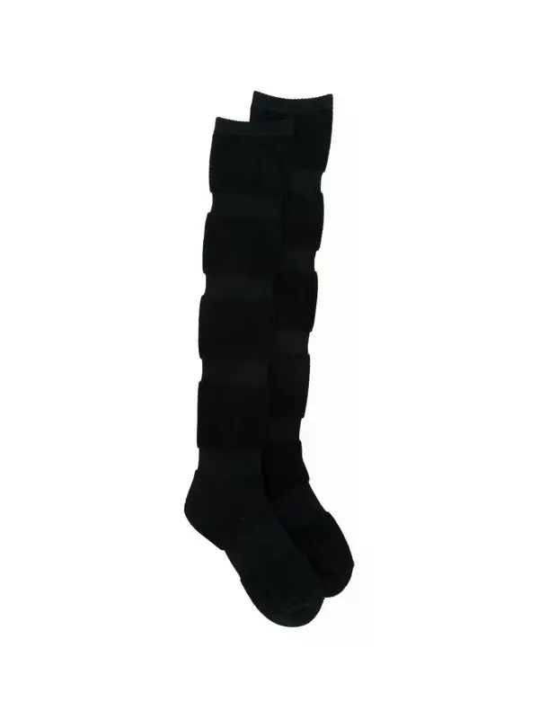 Issey Miyake Striped Socks - Black