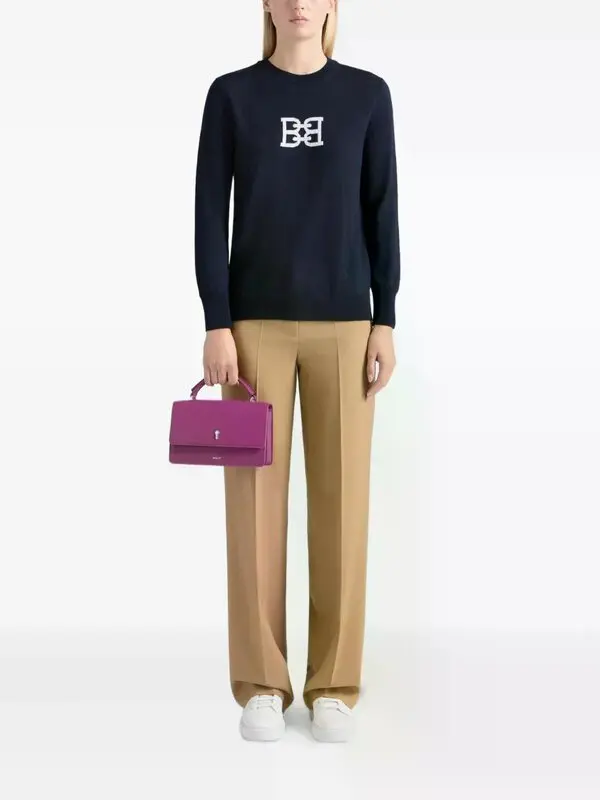 Bally Logo-detail Crew Neck Sweater