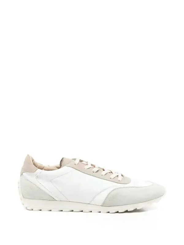 Eleventy Panelled Sneakers - White