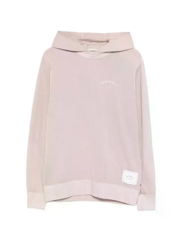 Eleventy Crew-neck Hoodie - Pink