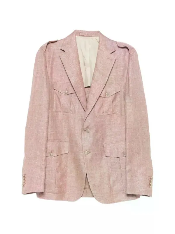 Eleventy Button Pockets Blazer