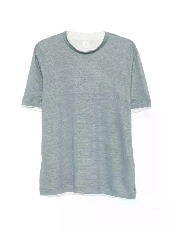 Eleventy Round Neck T-shirt - Blue