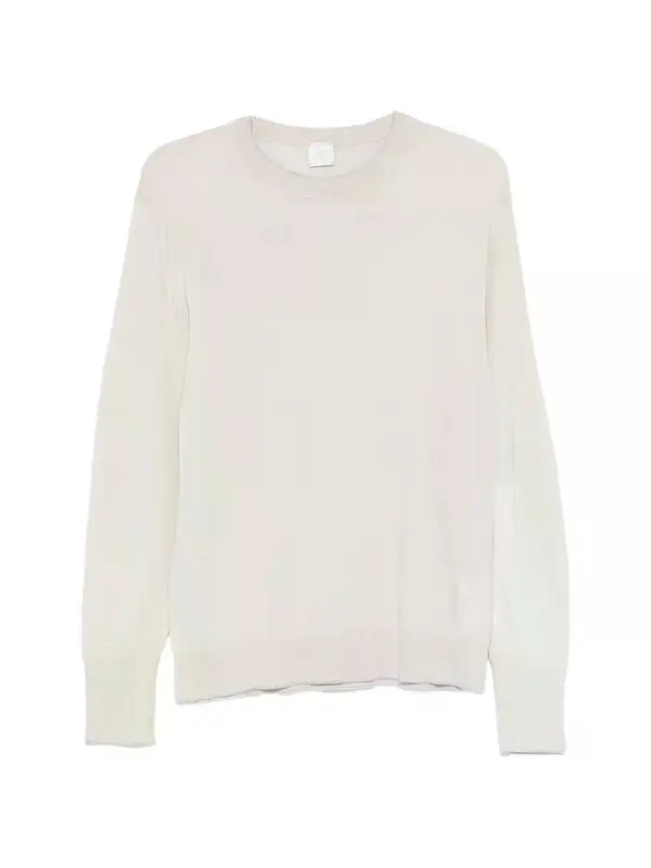 Eleventy Round Neck Sweater - Neutrals