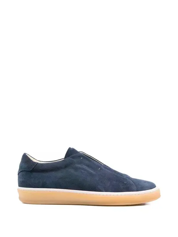 Eleventy Slip-on Suede Sneakers