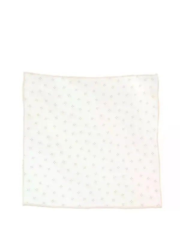 Eleventy Floral Handkerchief - Neutrals