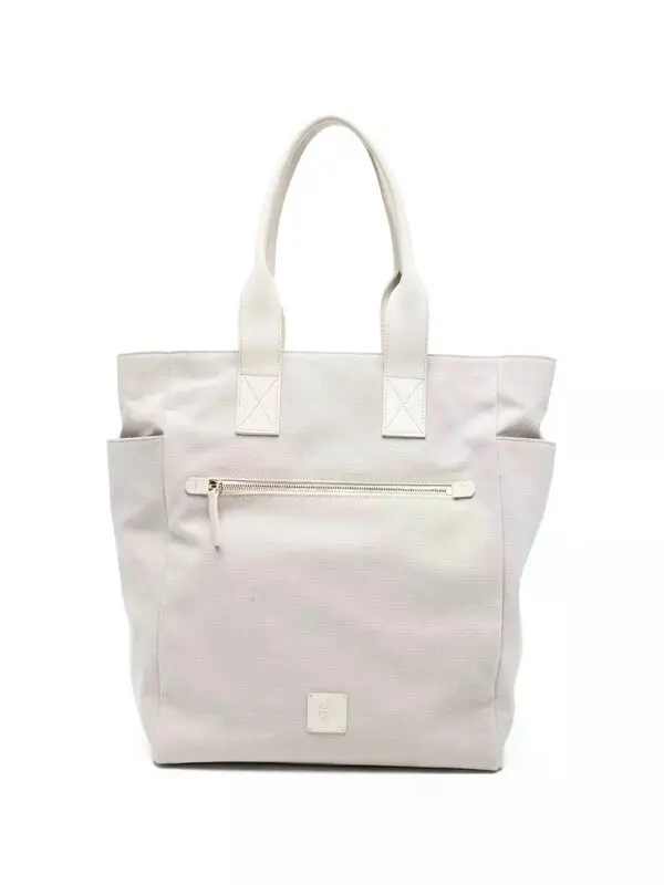 Eleventy Zip-fastening Tote Bag - Neutrals