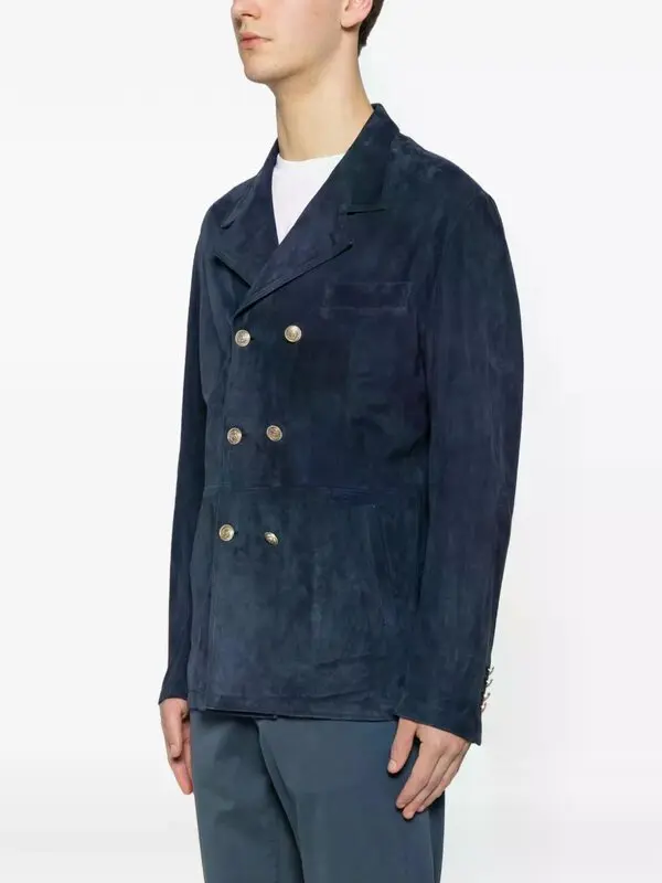 Eleventy Double-breasted Button Jacket