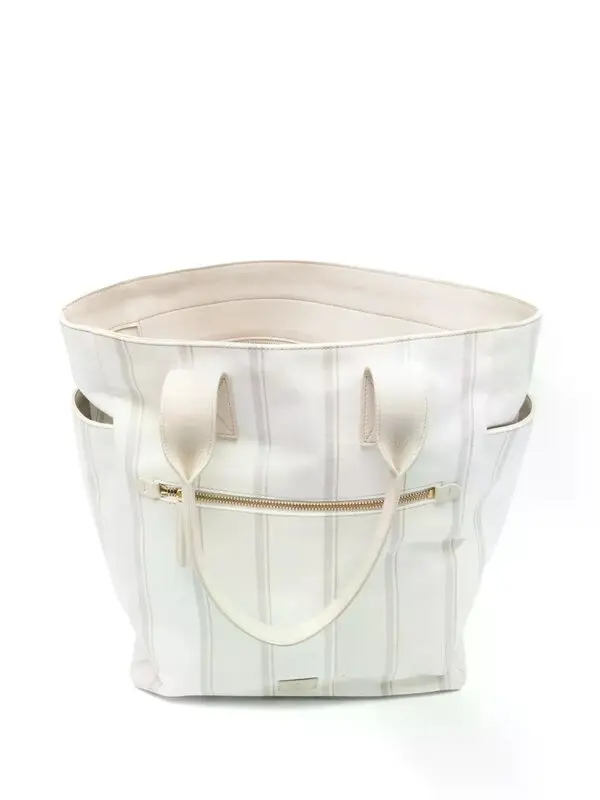 Eleventy Striped Tote Bag