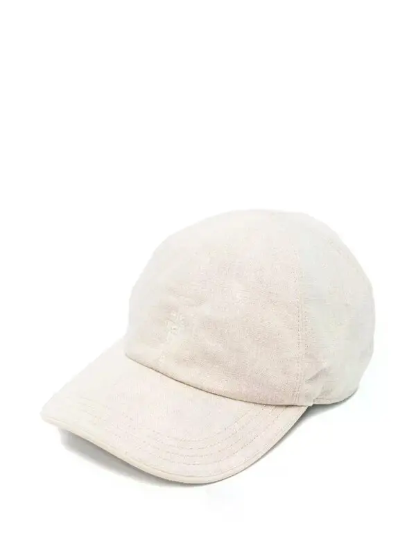 Eleventy Logo-embroidered Baseball Cap - Neutrals