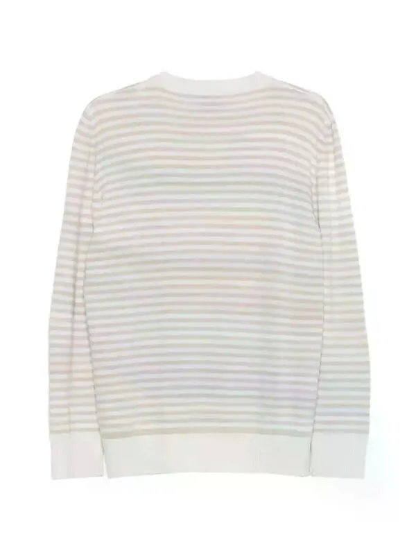 Eleventy Striped Crewneck Jumper