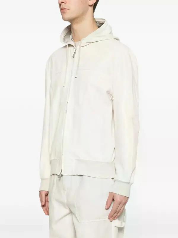 Eleventy Hooded Zip Jacket