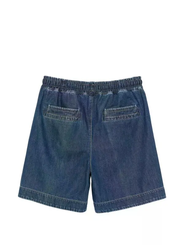 Eleventy Drawstring Denim Shorts