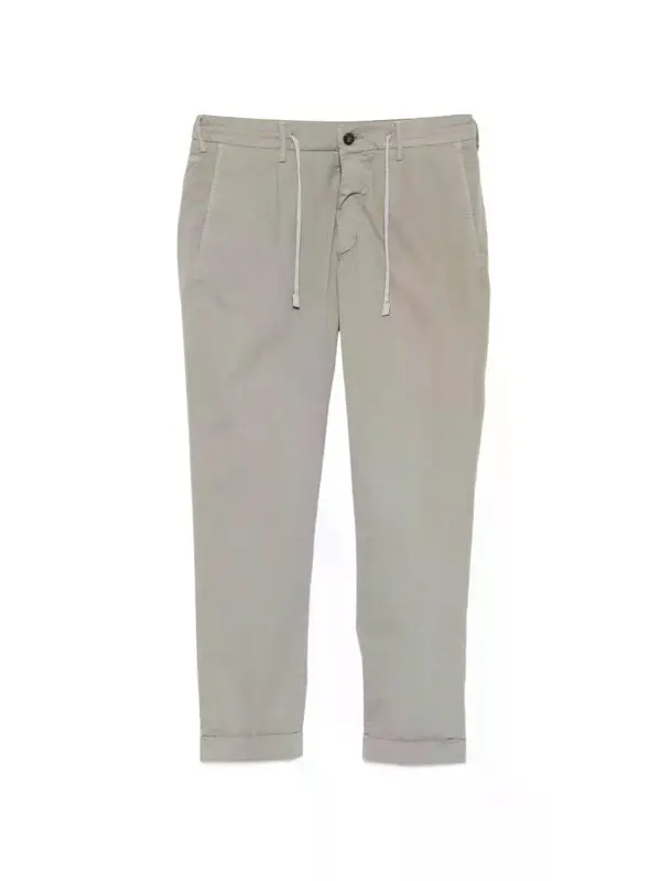Eleventy Drawstring Trousers - Neutrals