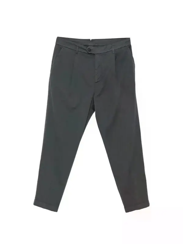 Eleventy Button-fastening Trousers - Black