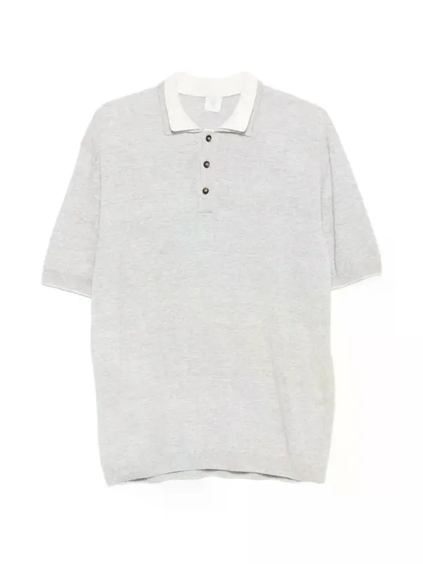 Eleventy Short-sleeves Polo Shirt - Grey