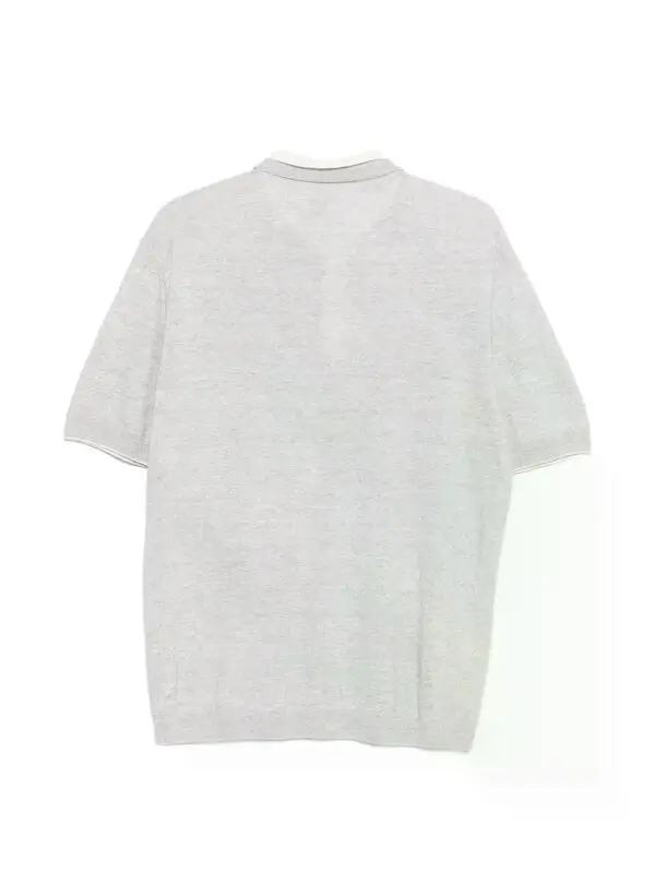 Eleventy Short-sleeves Polo Shirt - Grey