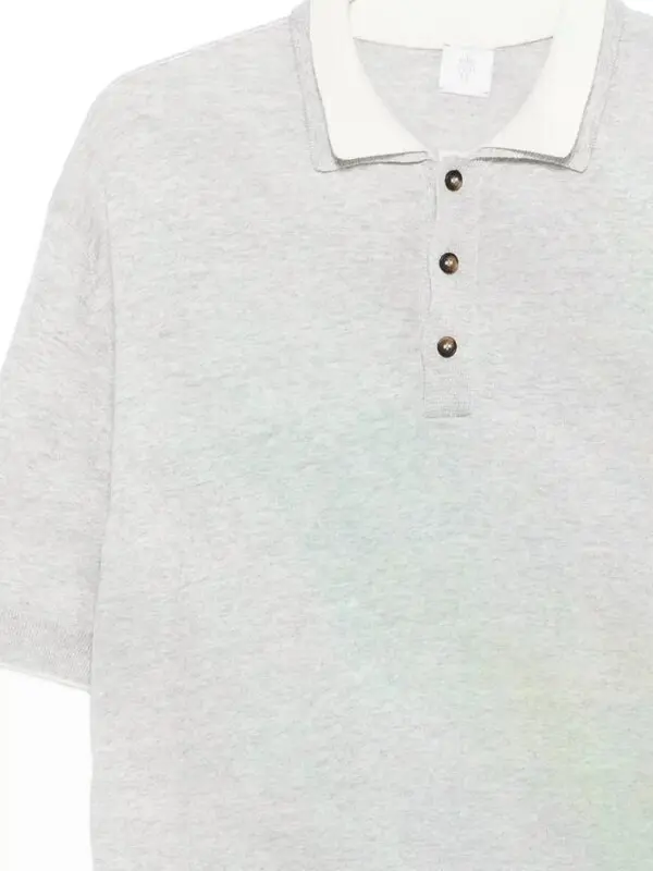 Eleventy Short-sleeves Polo Shirt - Grey