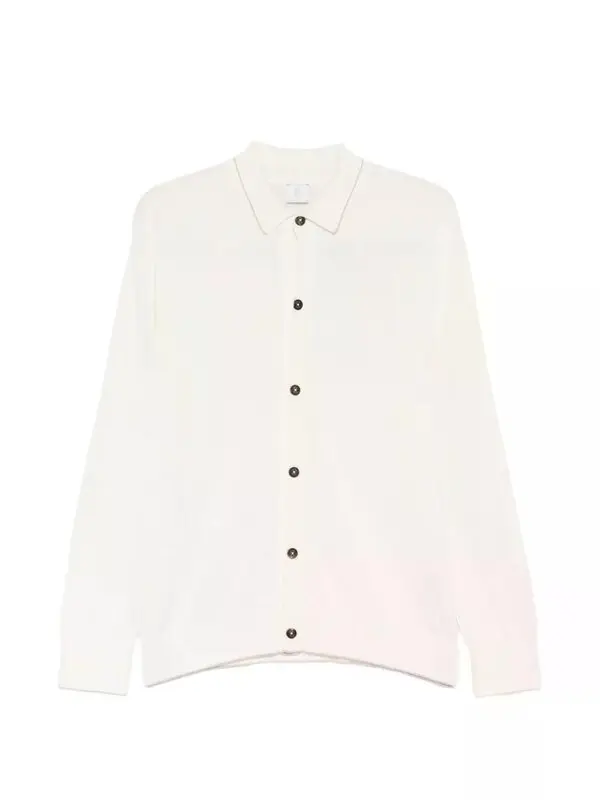 Eleventy Buttoned Cardigan - Neutrals