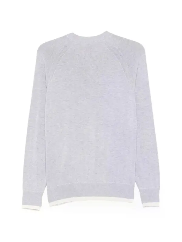 Eleventy Round-neck Cotton Sweater