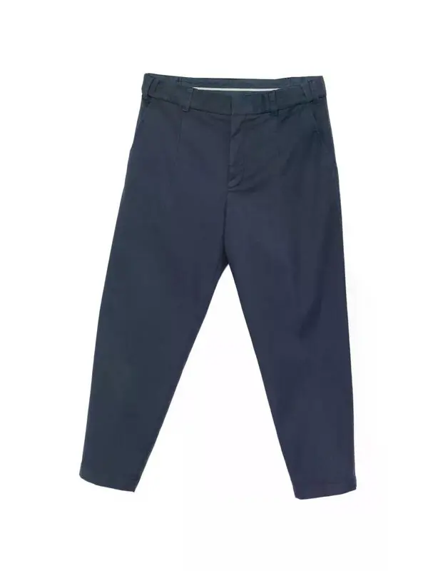 Eleventy Elasticated-waist Trousers - Blue